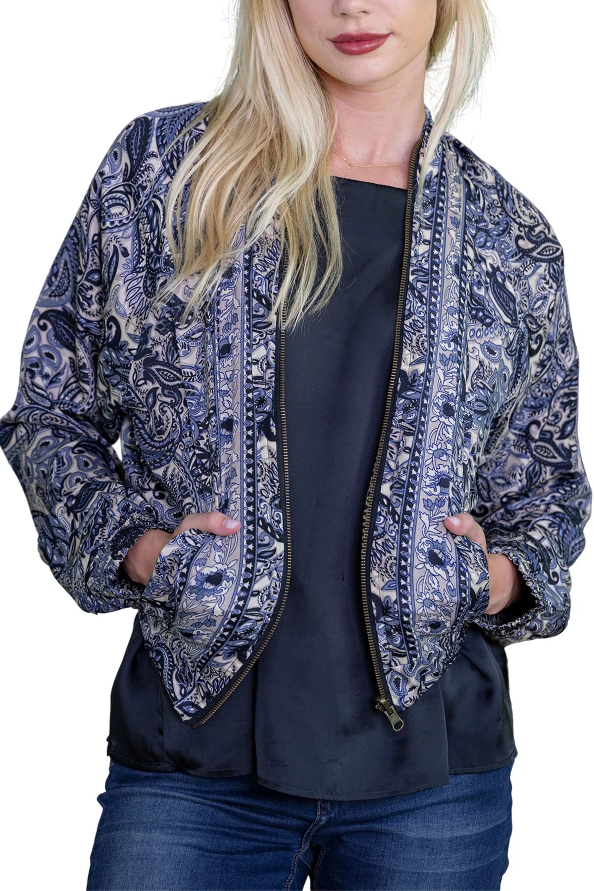 Cienna - Maryka Reversible Bomber Jacket – Larx